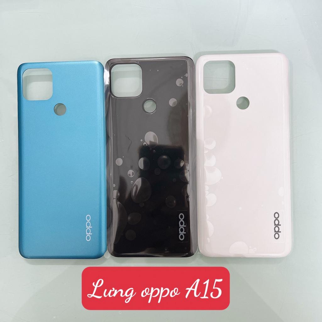 Lưng vỏ oppo a15, nắp lưng nhựa oppo a15s, lưng pin, CPH2185, CPH2179 ...