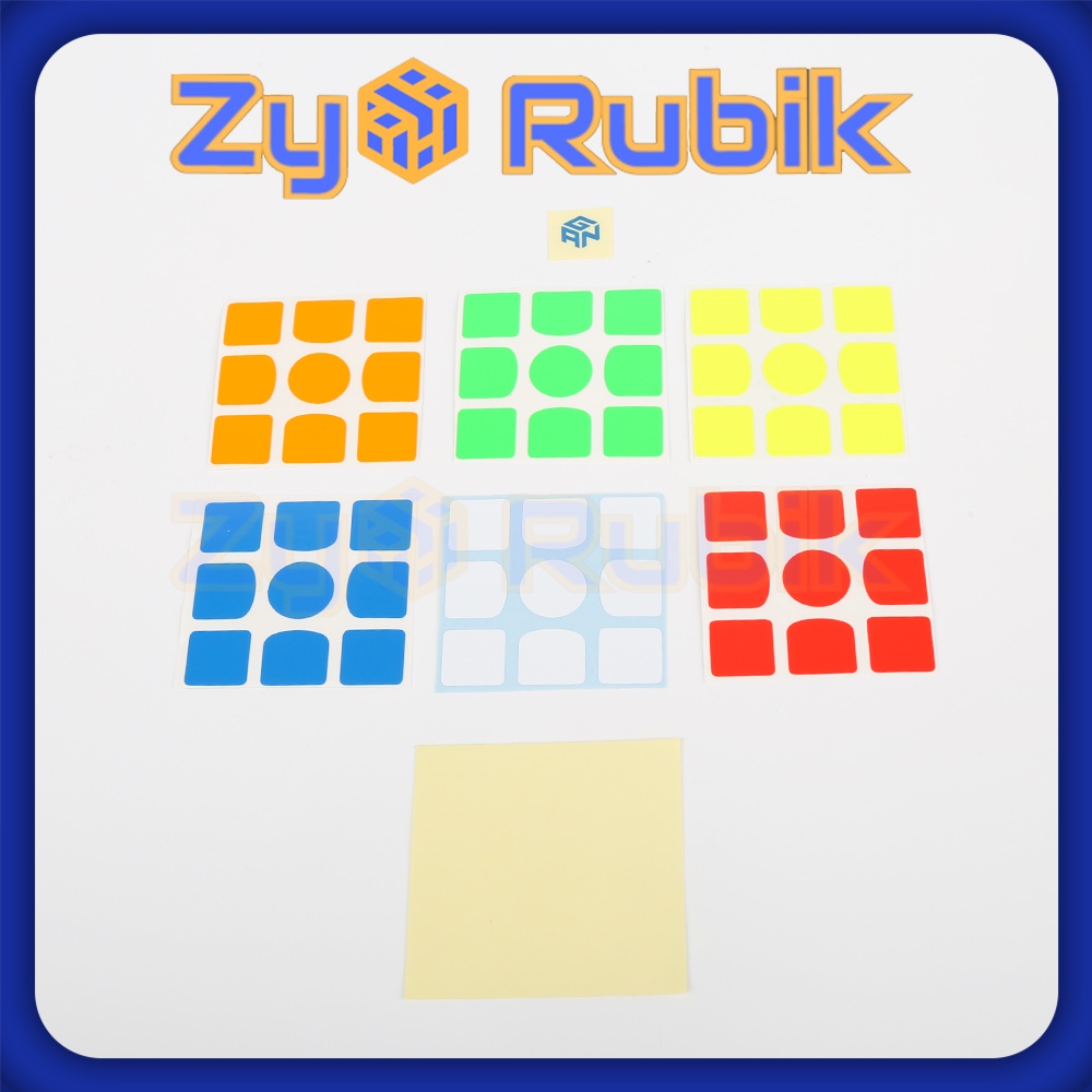 Phụ Kiện Rubik - Sticker Rubik 3x3 - Gan, Valk ( Hệ Màu HalfBright và ...