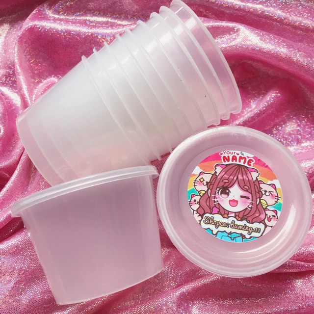 Hủ Đựng Slime - Hộp Flan | Shopee Việt Nam