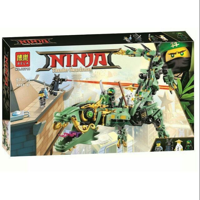 Lắp ráp lego ninjago 10718 rồng máy xanh khổng lồ | Shopee Việt Nam