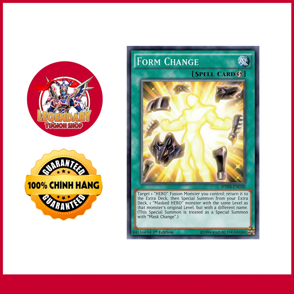 [Thẻ Bài Yugioh Chính Hãng] Form Change | Shopee Việt Nam