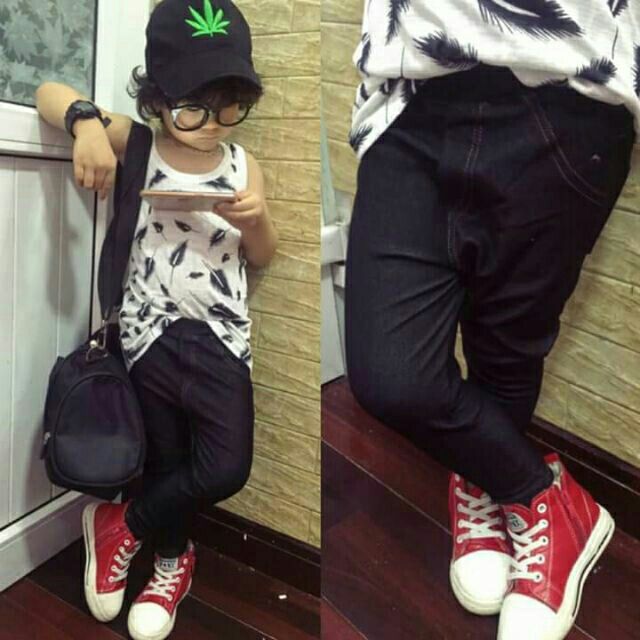 Quần giả jean cho bé(35k) | Shopee Việt Nam