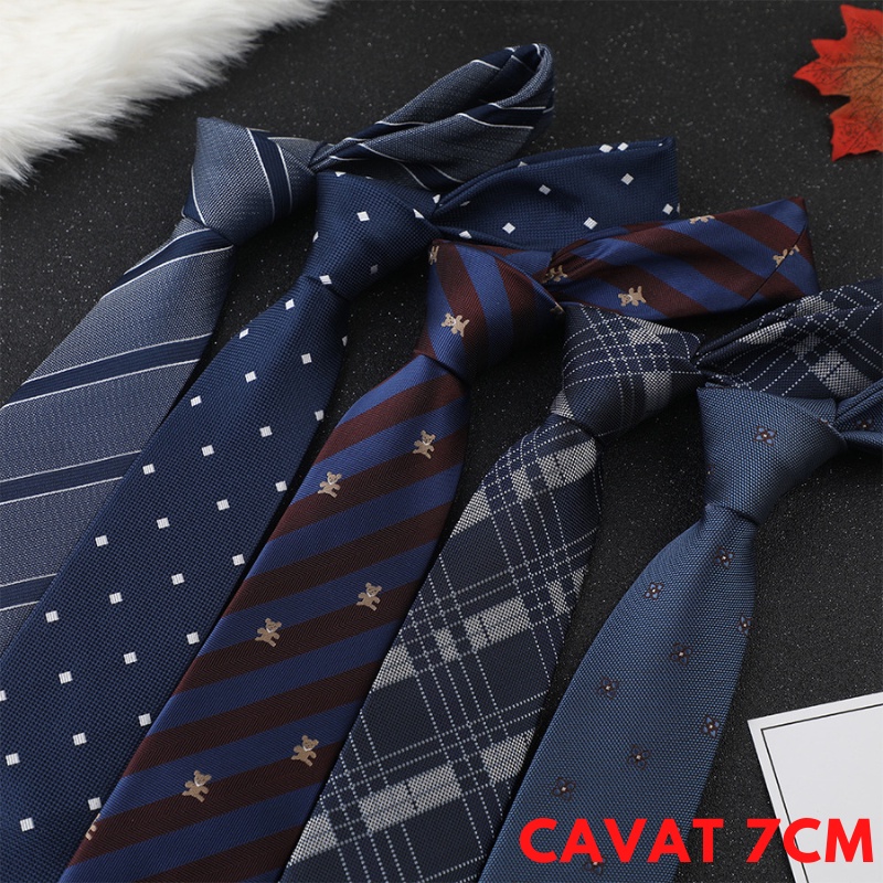 Cà Vạt Nam cỡ trung 7cm vải cao cấp nhiều mẫu lựa chọn, sang trọng ...
