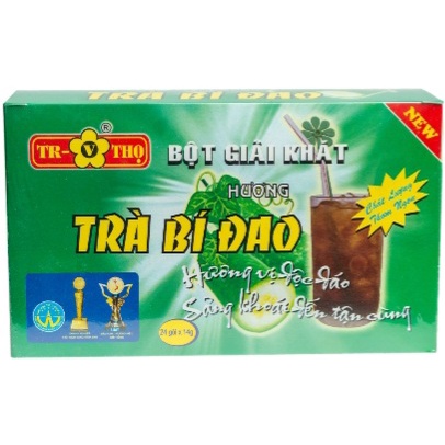 Bột giải khát trà bí đao Trường Thọ, hộp 24gói nước uống giải khát ...