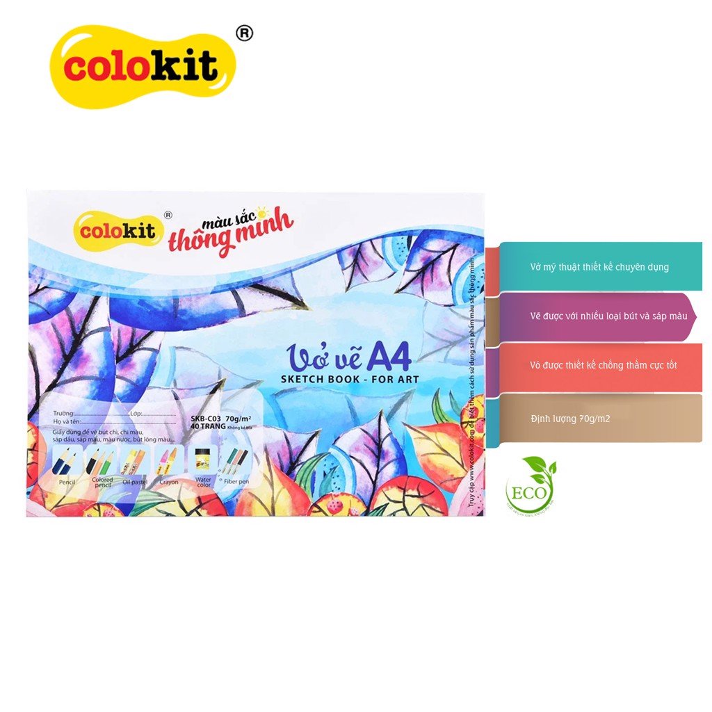 Vở vẽ A4 Colokit các loại - Tập vẽ | Shopee Việt Nam