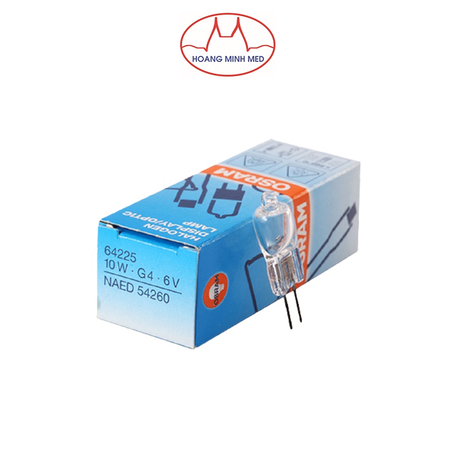 Bóng đèn máy sinh hóa bán tự động OSRAM 64225 6V 10W đui G4 Đức ...