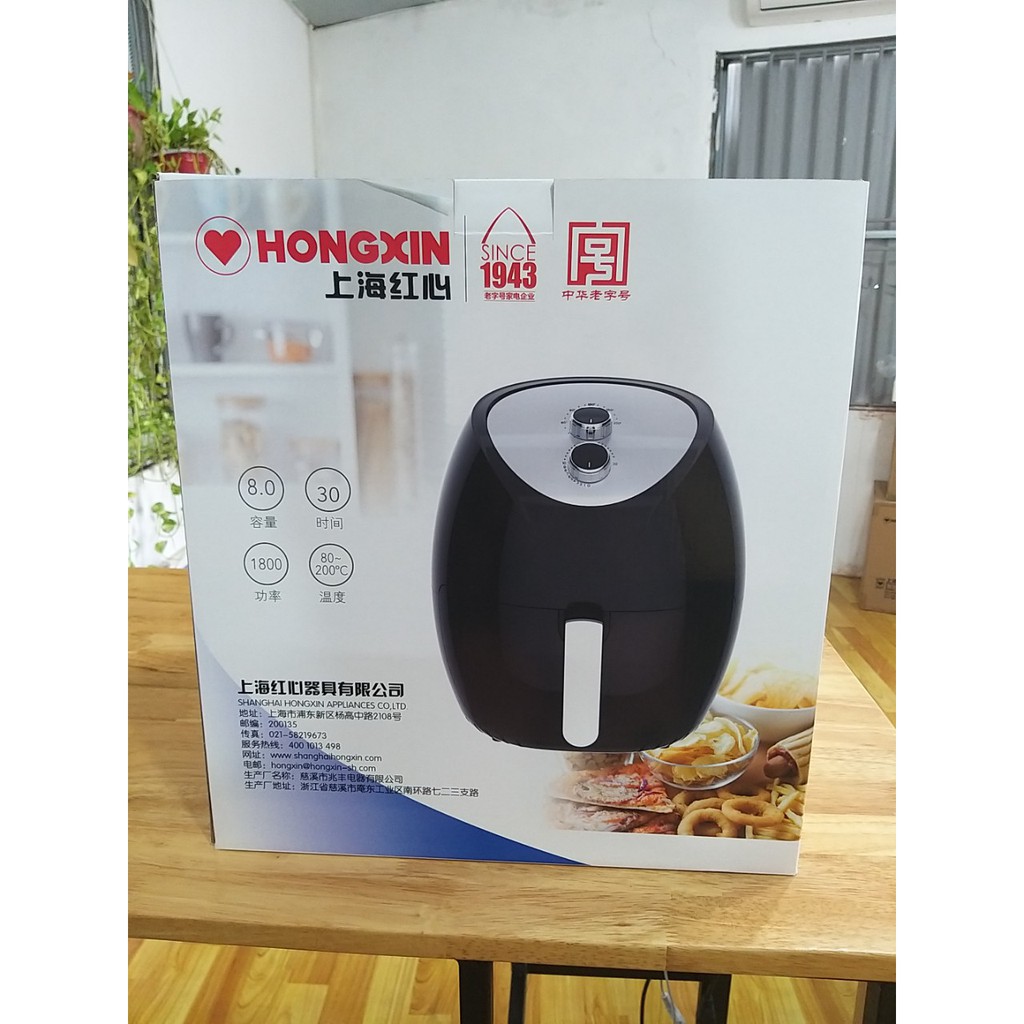 Nồi chiên không dầu 8 lit Hongxin | Shopee Việt Nam