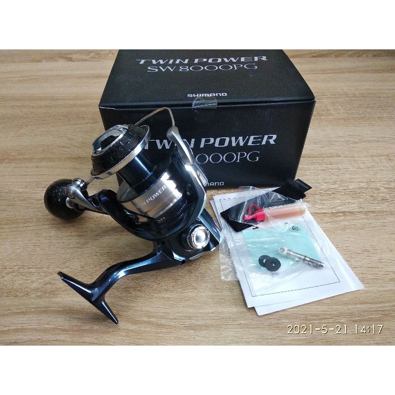 Máy Câu Cá Shimano 2021 Twin Power SW 8000PG - Máy Đứng | Shopee Việt Nam