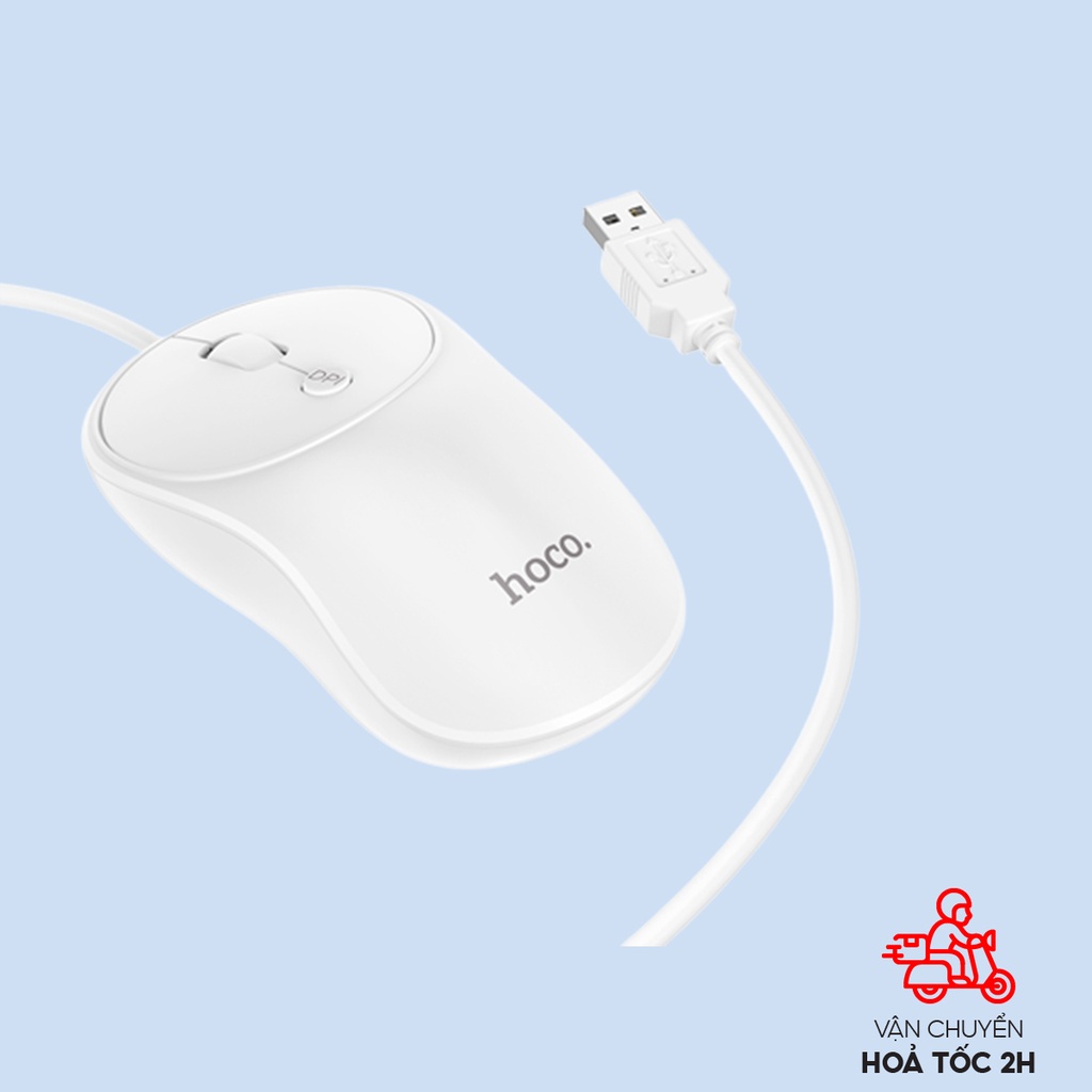 Chuột máy tính Hoco GM13 dành cho PC và Laptop độ nhạy 1600 DPI hỗ trợ chơi game | Shopee Việt Nam