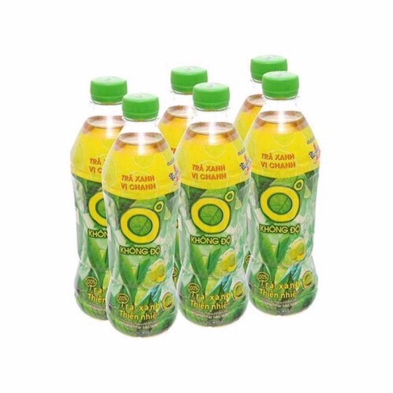 Now Ship - Lốc 6 chai trà xanh không độ 455ml | Shopee Việt Nam
