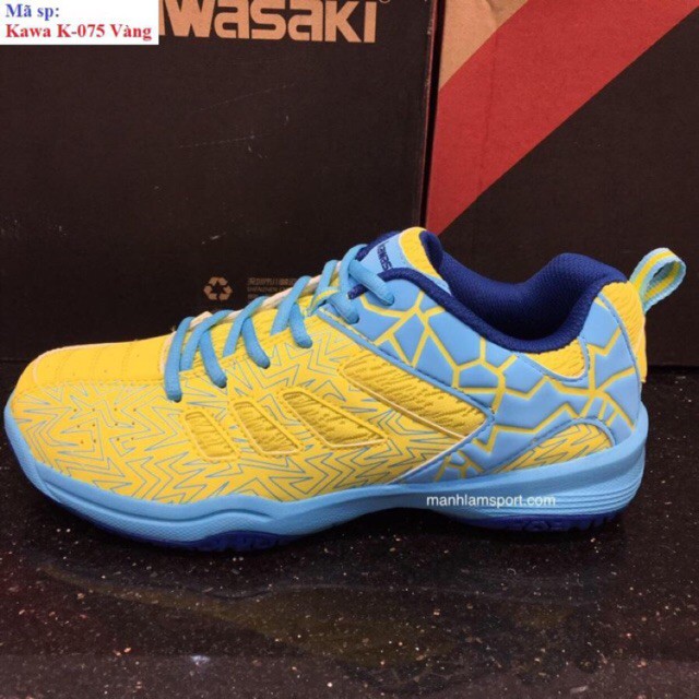 [MANHKAWA2 GIẢM 20K] Giày cầu lông Kawasaki K075 Vàng chính hãng ...
