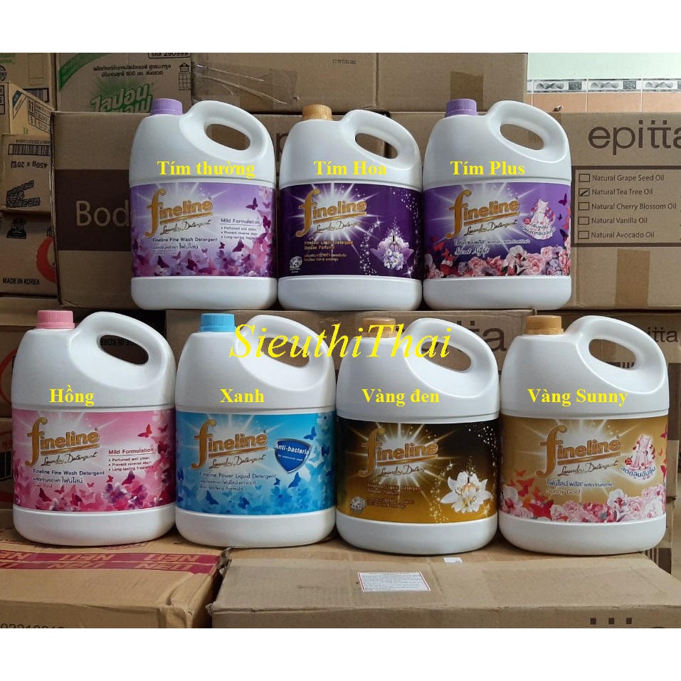 (Hàng Xịn) Nước Giặt xả 2in1 Fineline hàng chính hãng Thái Lan 3000ml (3 lít) | Shopee Việt Nam