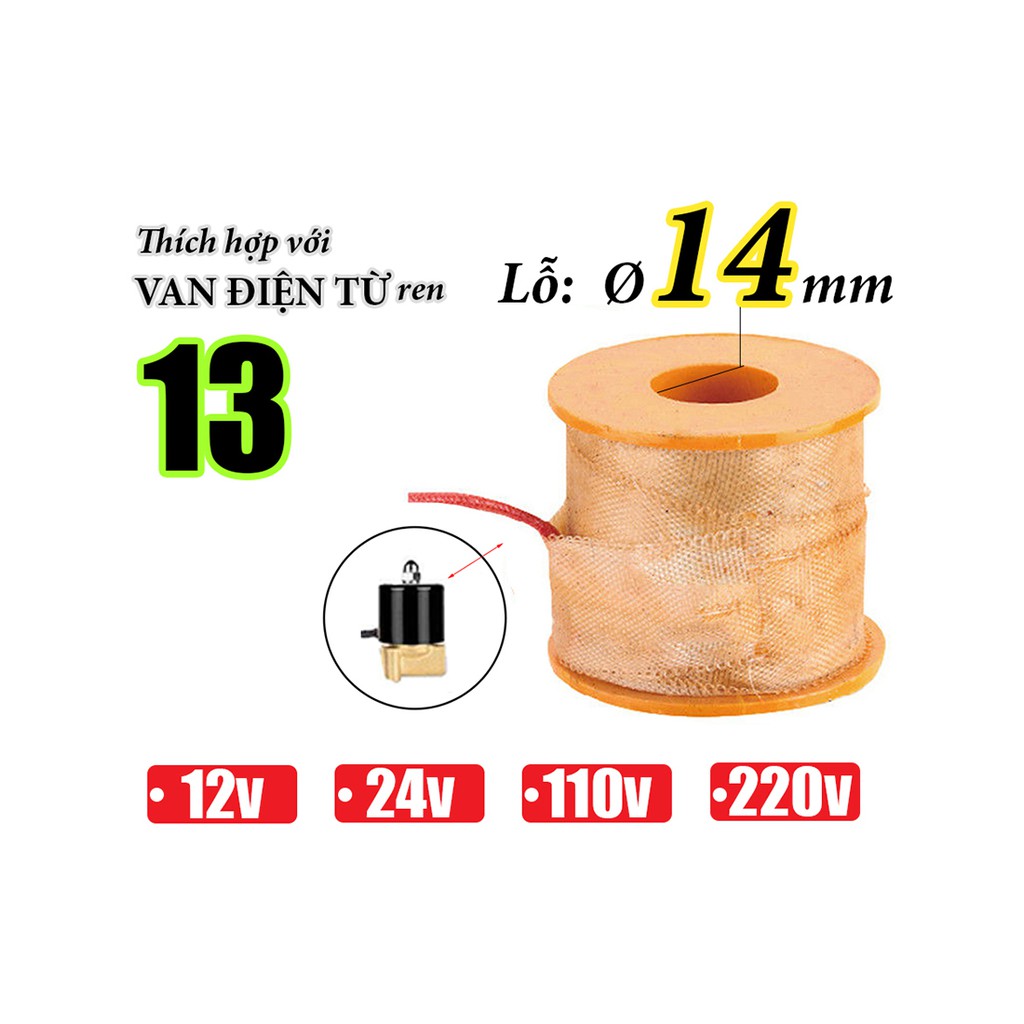 Coil van điện từ đồng lõi đồng 100% (dành cho van Unid, van STNC ...