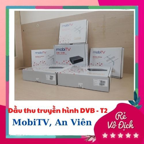 [MobiTV] Bộ đầu thu KTS mặt đất DVB-T2, đầu thu An Viên 888 trọn bộ gồm đầu thu, anten và cáp 10 ...