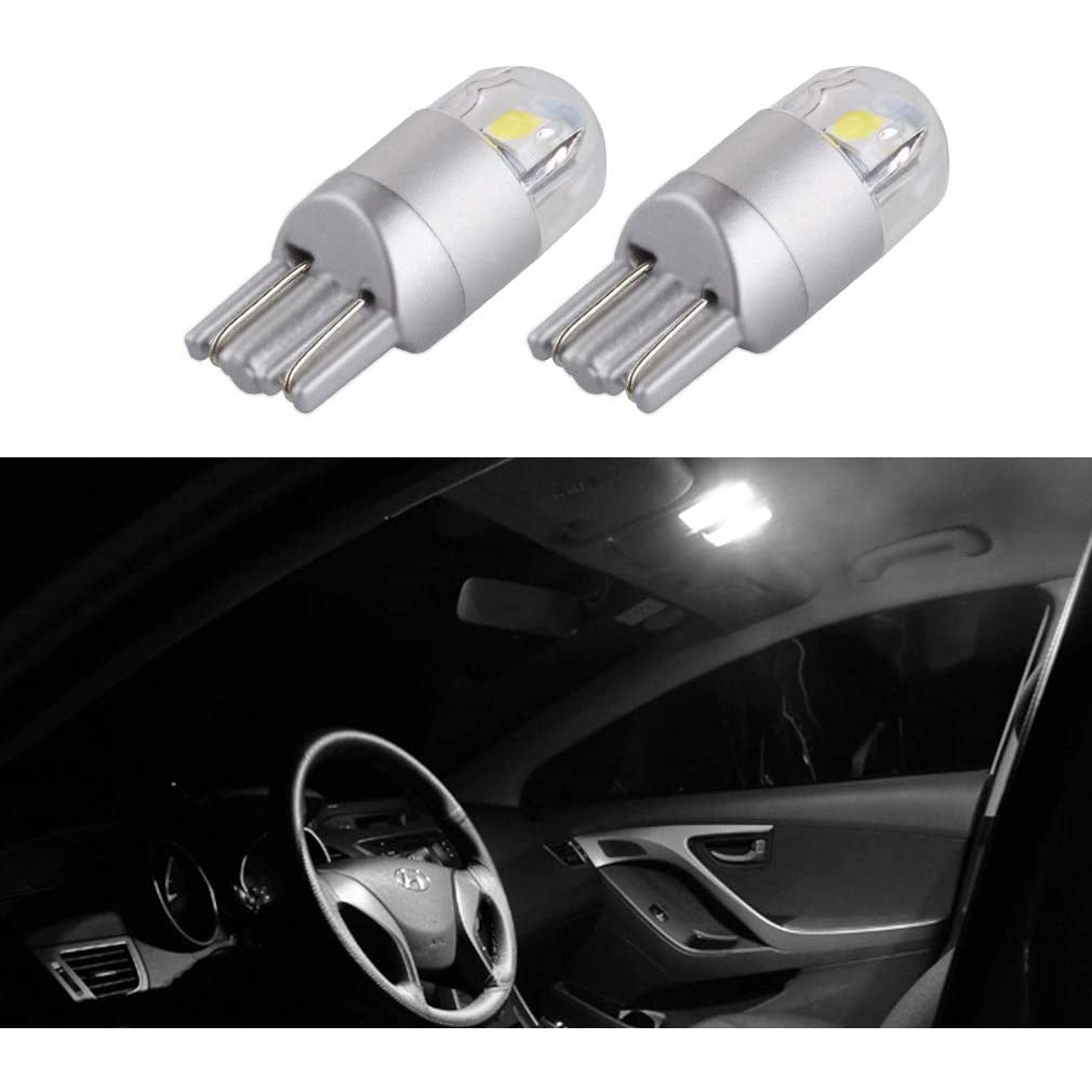Bộ Đèn Led Chân T10 - 2 SMD 3030 Nguồn Điện DC 12V Gắn Đèn Demi Xe Máy ...