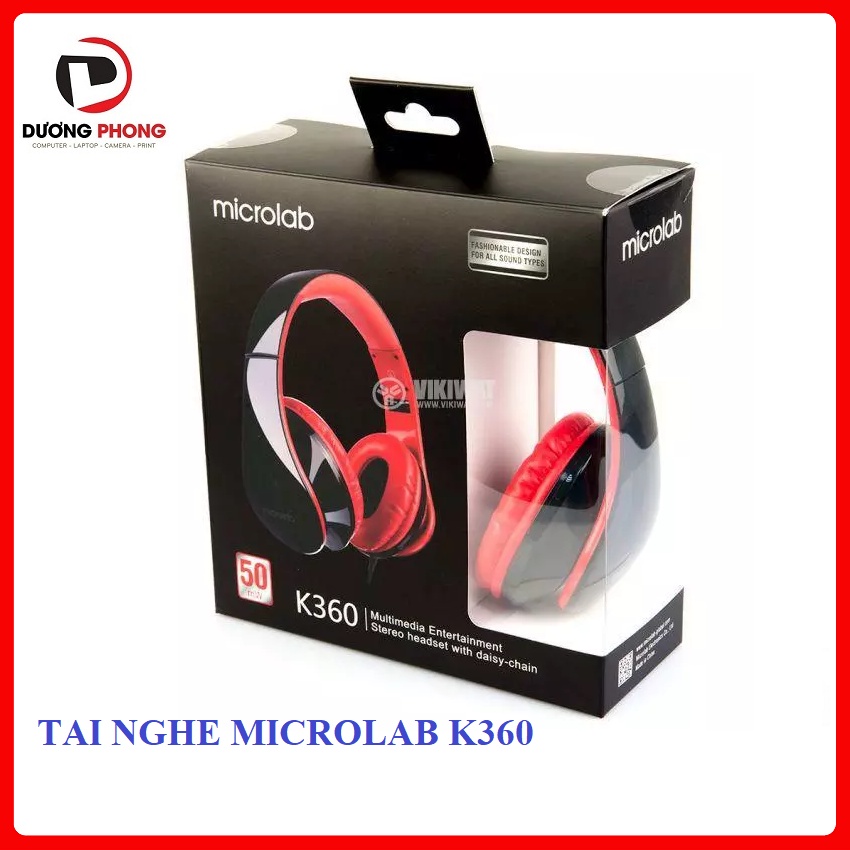 Tai nghe chụp tai Microlab K360 - Chính hãng | Shopee Việt Nam