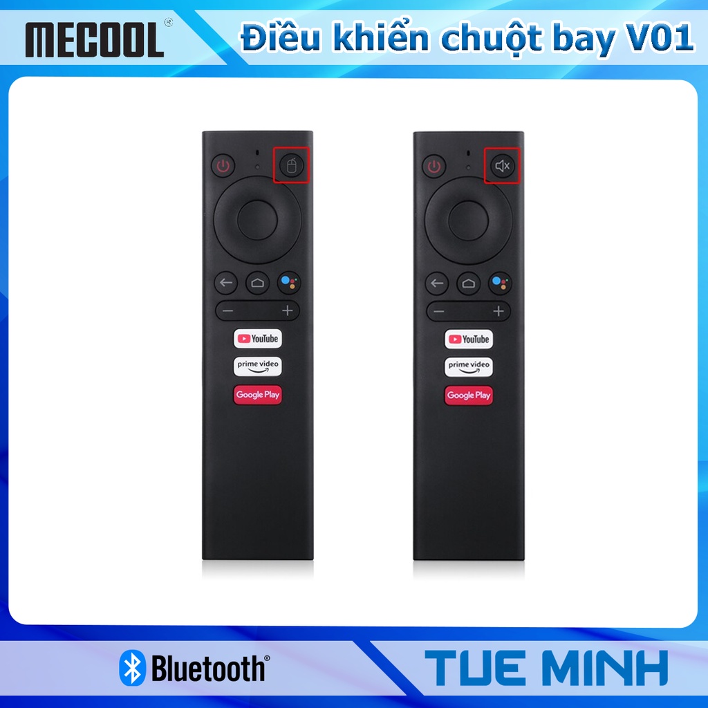 Điều khiển tìm kiếm giọng nói Remote Voice Bluetooth Mecool V01 ...