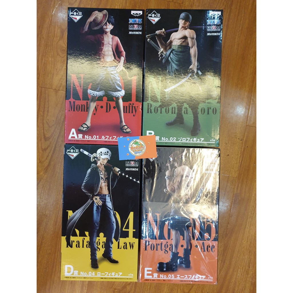 Mô hình One piece chính hãng - Luffy, Ace, Law, Sabo,Zoro, Sanji ...