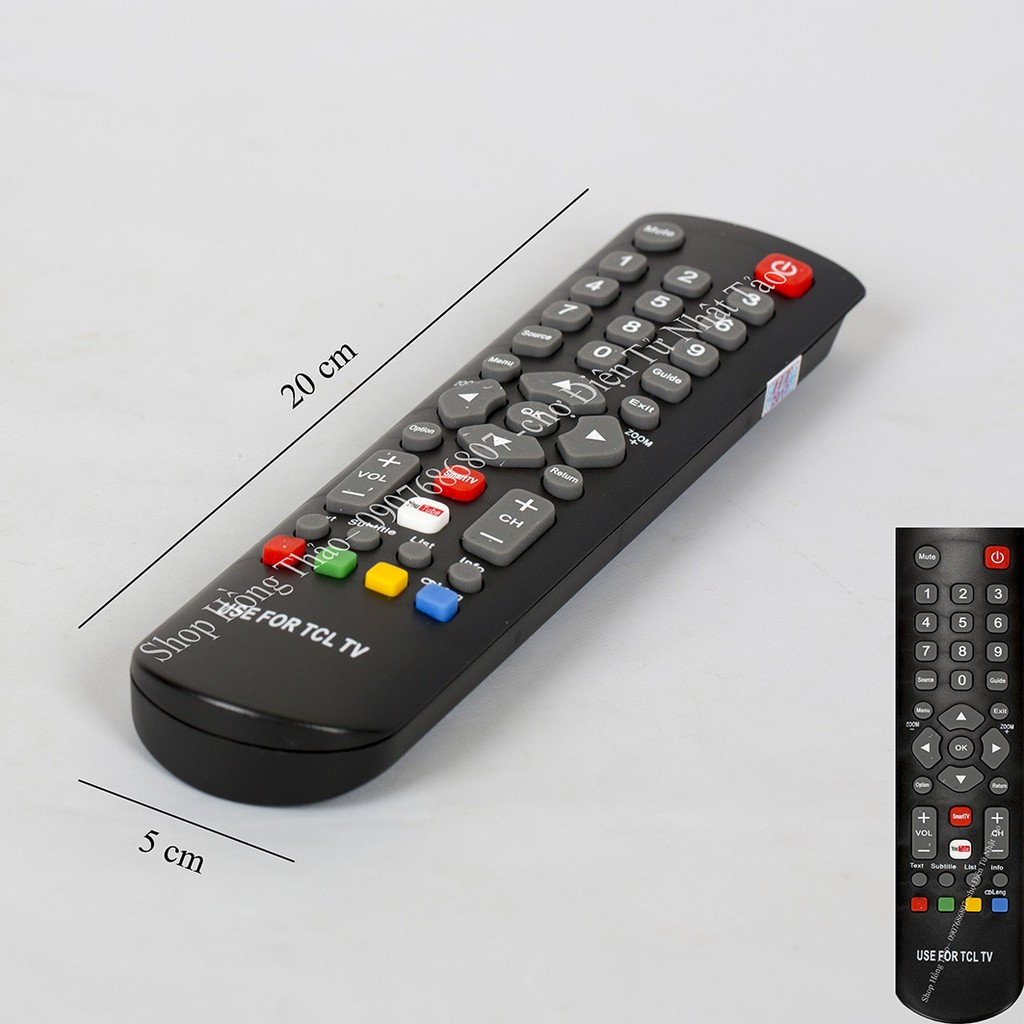 Remote Tivi for TCL - Smart không hộp + Pin. | Shopee Việt Nam