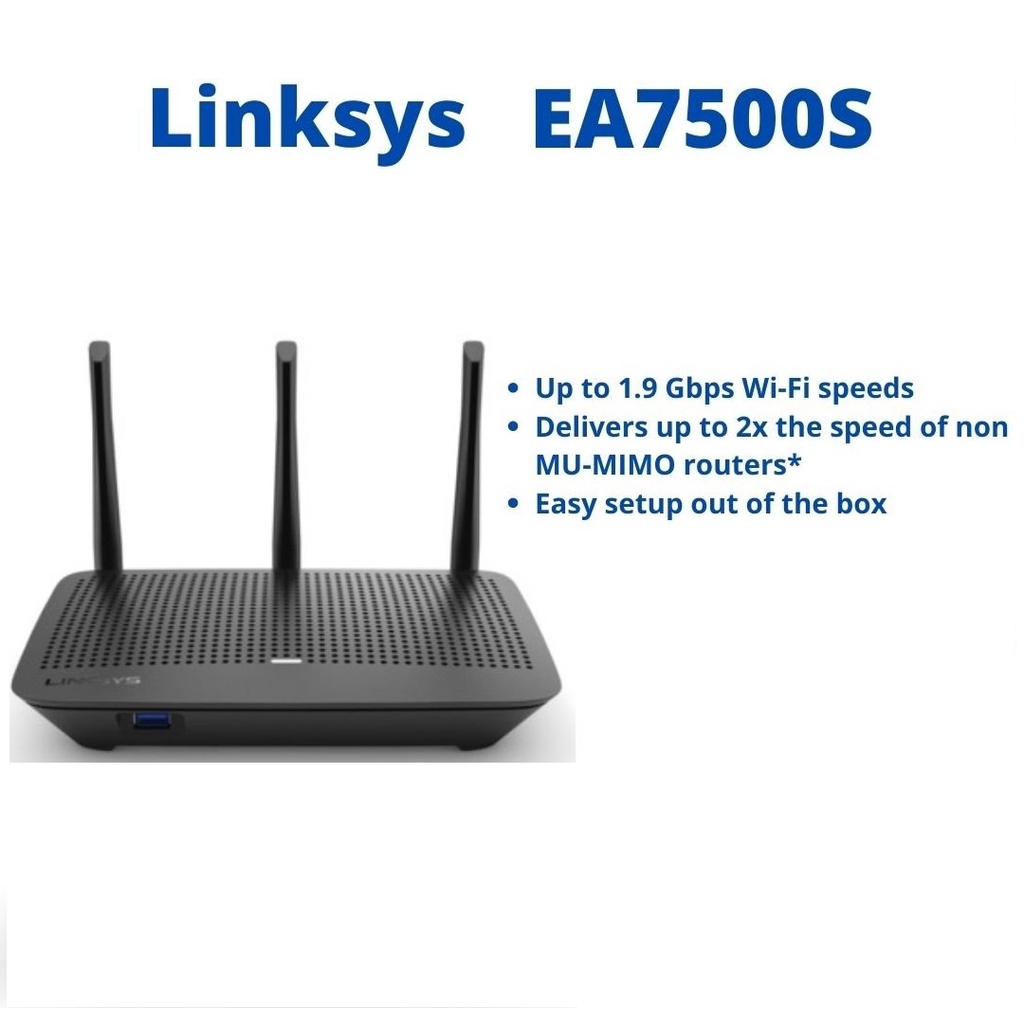 Router wifi Max-Stream™ AC1900 LINKSYS EA7500S | Shopee Việt Nam