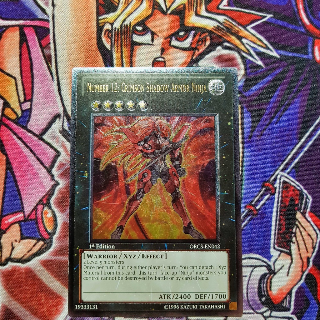 Thẻ bài Yugioh chính hãng | Number 12: Crimson Shadow Armor Ninja ...