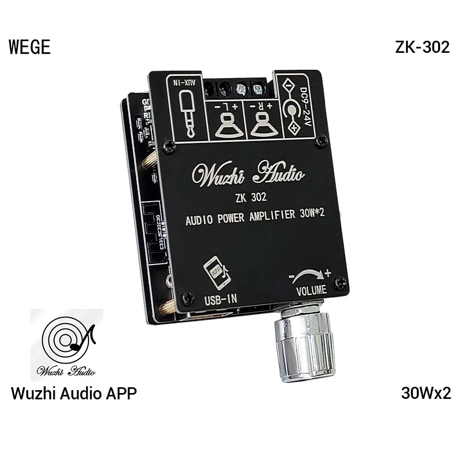 Mạch Khuếch Đại Âm Thanh 2.0 2.1 ZK-302 302T Bluetooth 5.1 Chính Hãng ...