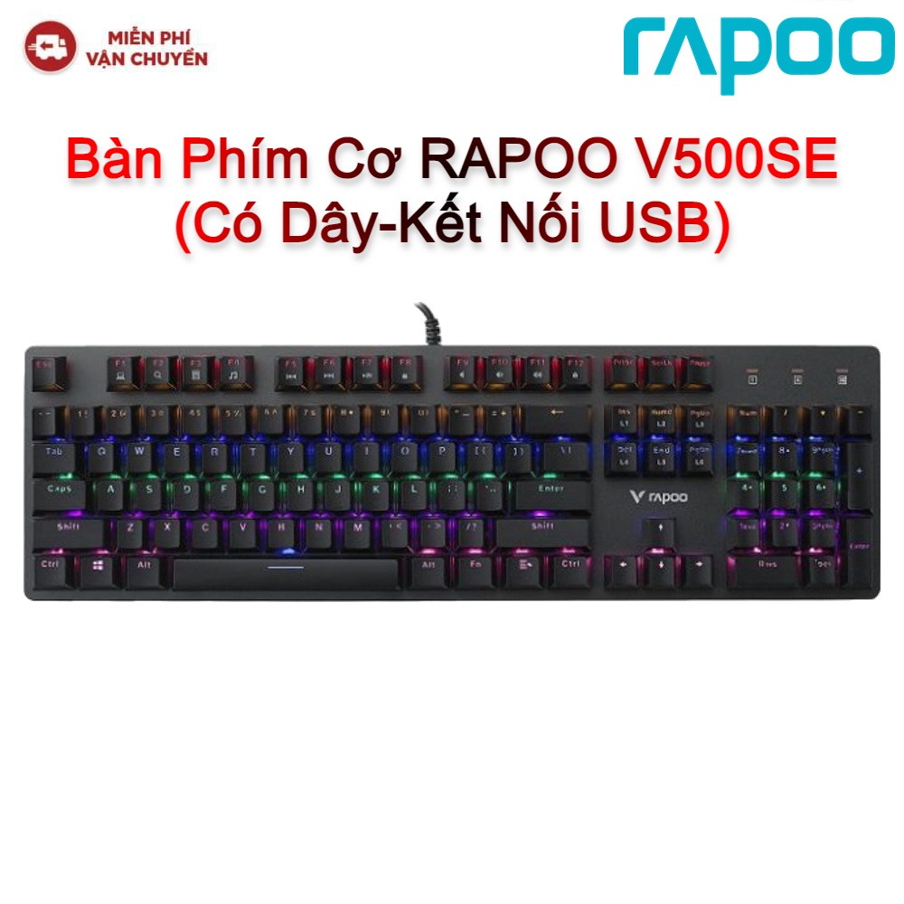 Bàn Phím Cơ RAPOO V500SE (Có Dây-Kết Nối USB) | Shopee Việt Nam