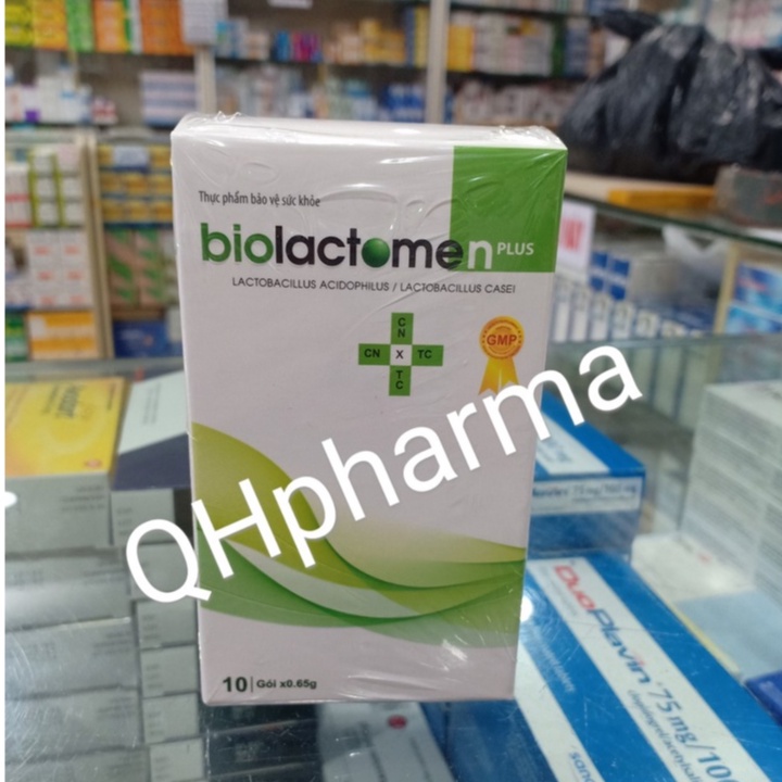 Men vi sinh BIOLACTOMEN PLUS hộp 10 gói bổ sung lợi khuẩn cho đường ...