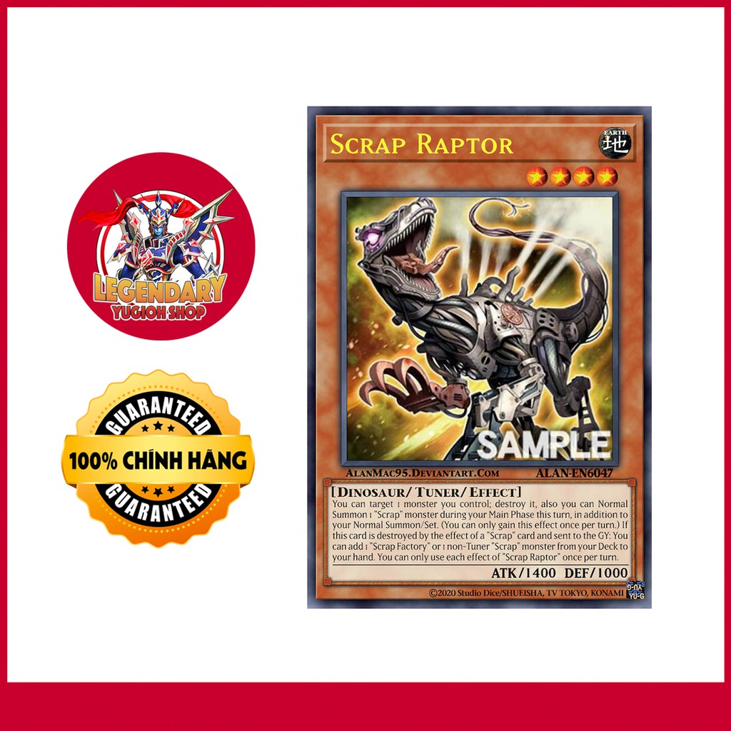 [Thẻ Bài Yugioh Chính Hãng] Scrap Raptor | Shopee Việt Nam