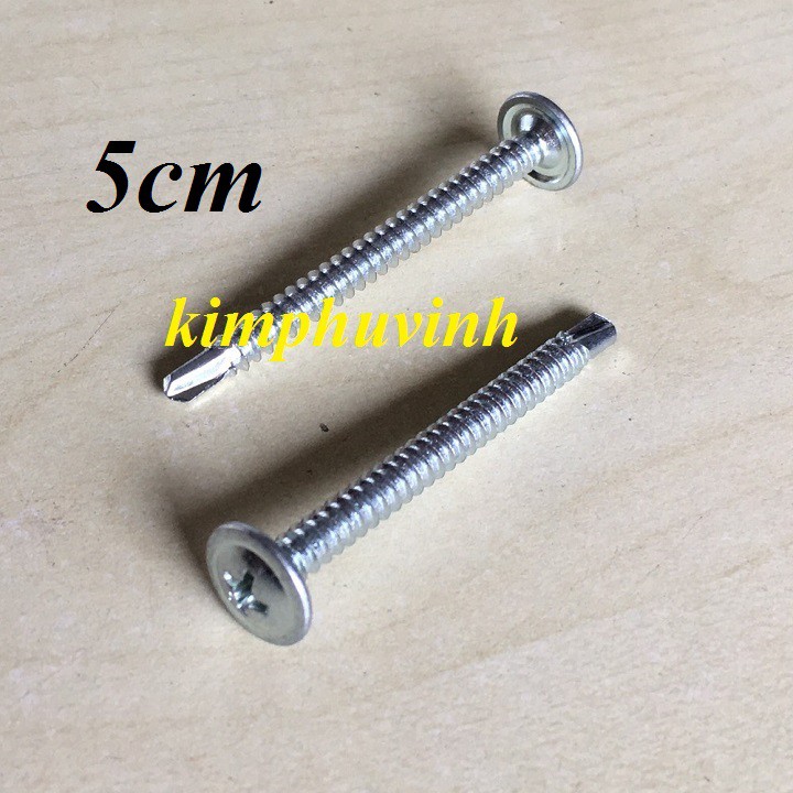 5cm - 100 CON VÍT ĐUÔI CÁ ĐẦU DÙ 5CM - VÍT SÀN DÙ 5P | Shopee Việt Nam