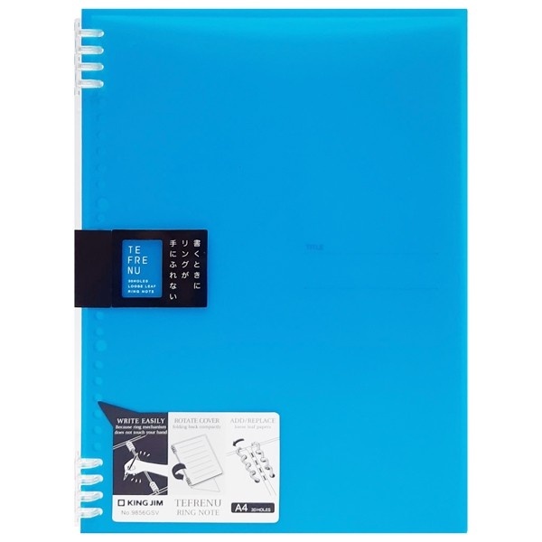 Bìa ghi chép 9854GSV-A5-20 lỗ - Light Blue | Shopee Việt Nam