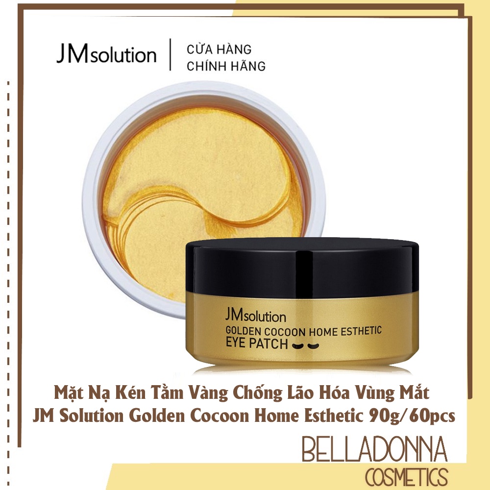 Mặt Nạ Kén Tằm Vàng Chống Lão Hóa Vùng Mắt JM Solution Golden Cocoon Home Esthetic 90g/60pcs ...