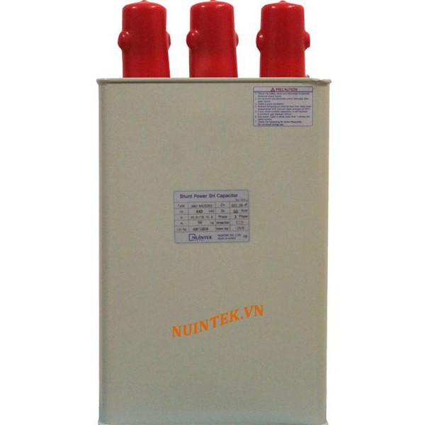Tụ bù Dầu Nuintek 3 pha 440V 50kVAr 50/60Hz - Giải pháp bù hệ số cos ...