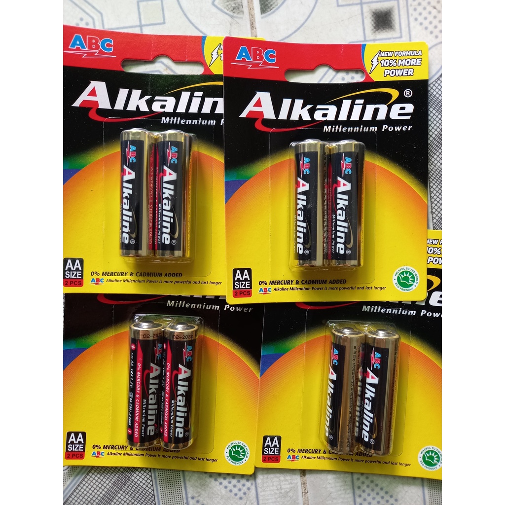 1 Vỉ 2 viên Pin AA (2A), AAA (3A) Alkaline Super - Hàng nhập khẩu, Siêu ...