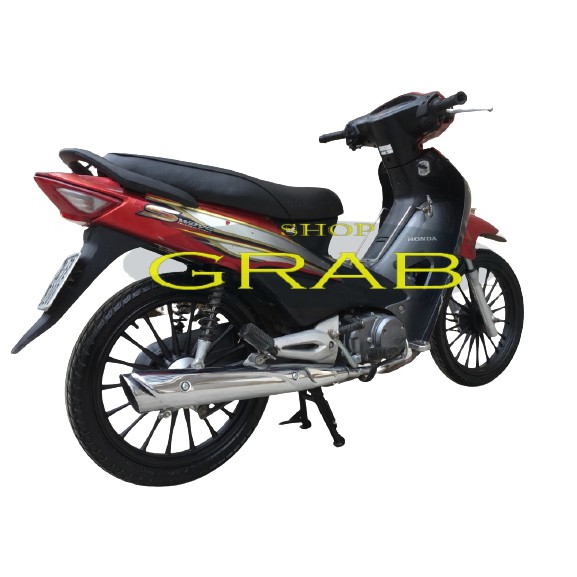 Bộ Tem Dán xe wave S100 Màu đỏ Xám | Shopee Việt Nam