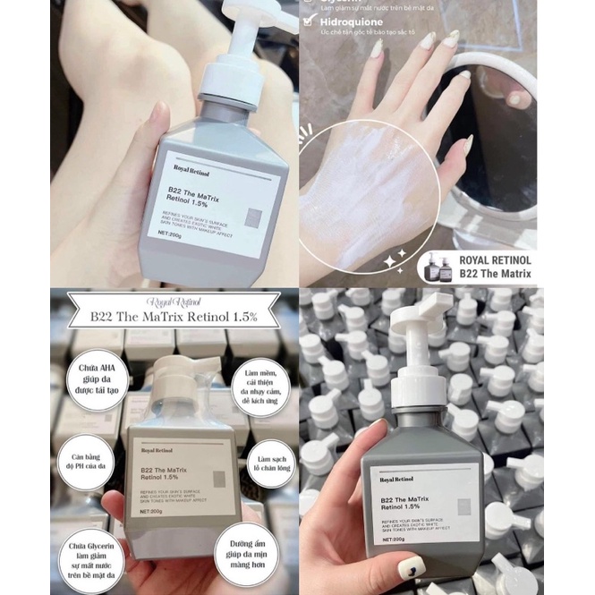 Kem kích trắng body Retinol B22 The Matrix | Shopee Việt Nam
