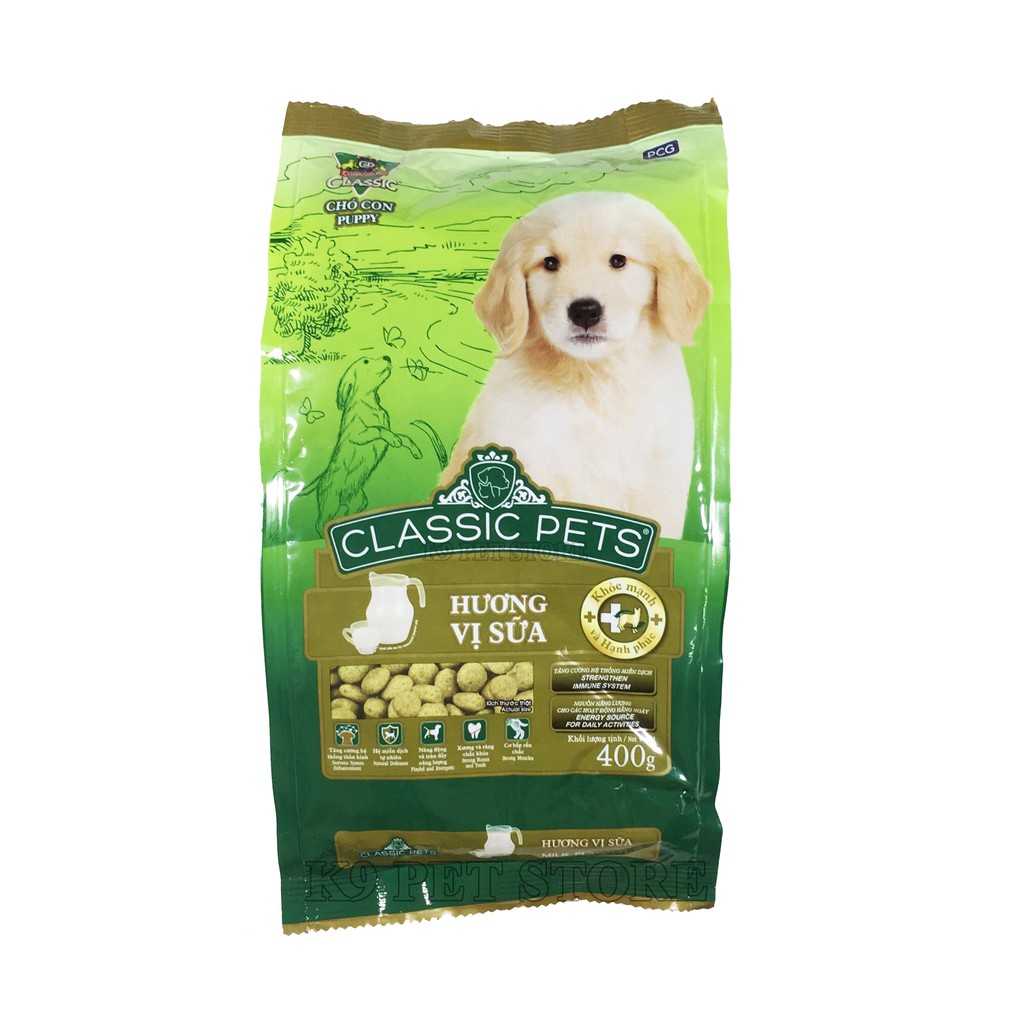 Classic Pets - Thức ăn cho chó con vị sữa 400gr | Shopee Việt Nam