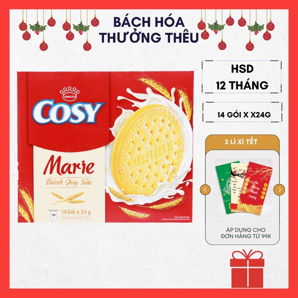 Bánh Quy Cosy Marie hộp giấy 336g 14 gói * 24g | Shopee Việt Nam