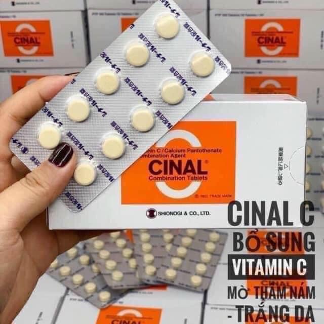 Viên uống Cinal C Vitamin C - 100 viên Nhật Bản | Shopee Việt Nam