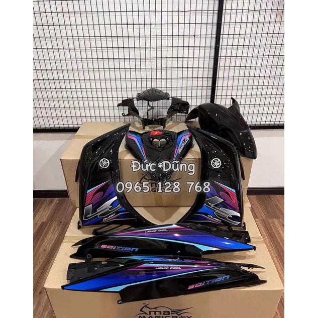 Dàn áo Exciter 135 đen tem LC135 | Shopee Việt Nam