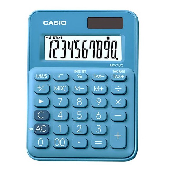 Máy tính CASIO MS-7UC (Nhiều màu) - Chính hãng Bitex, Bảo hành 7 năm ...