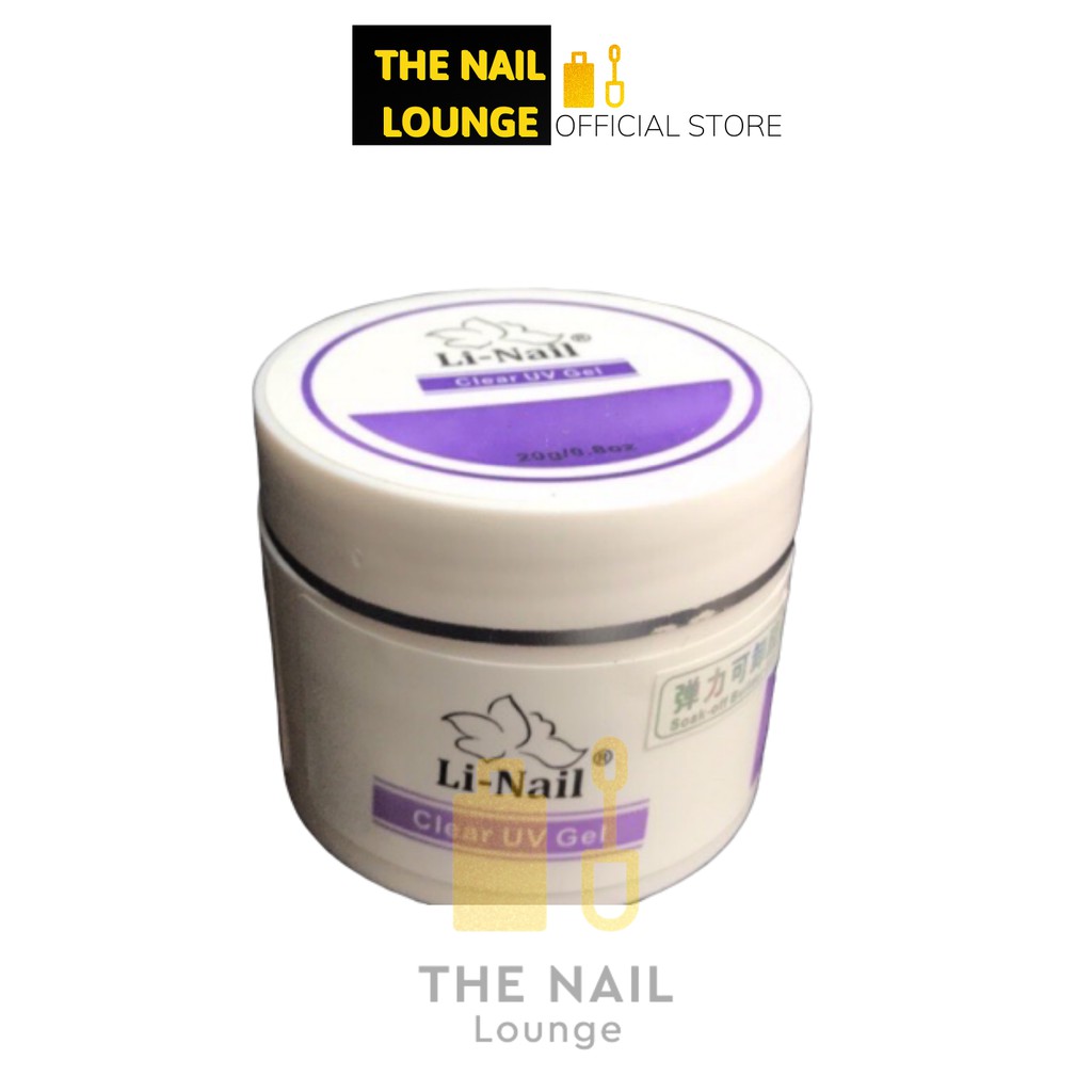 Gel đắp móng Li-nail chính hãng chất đậm đặc không nóng, màu trong suốt ...