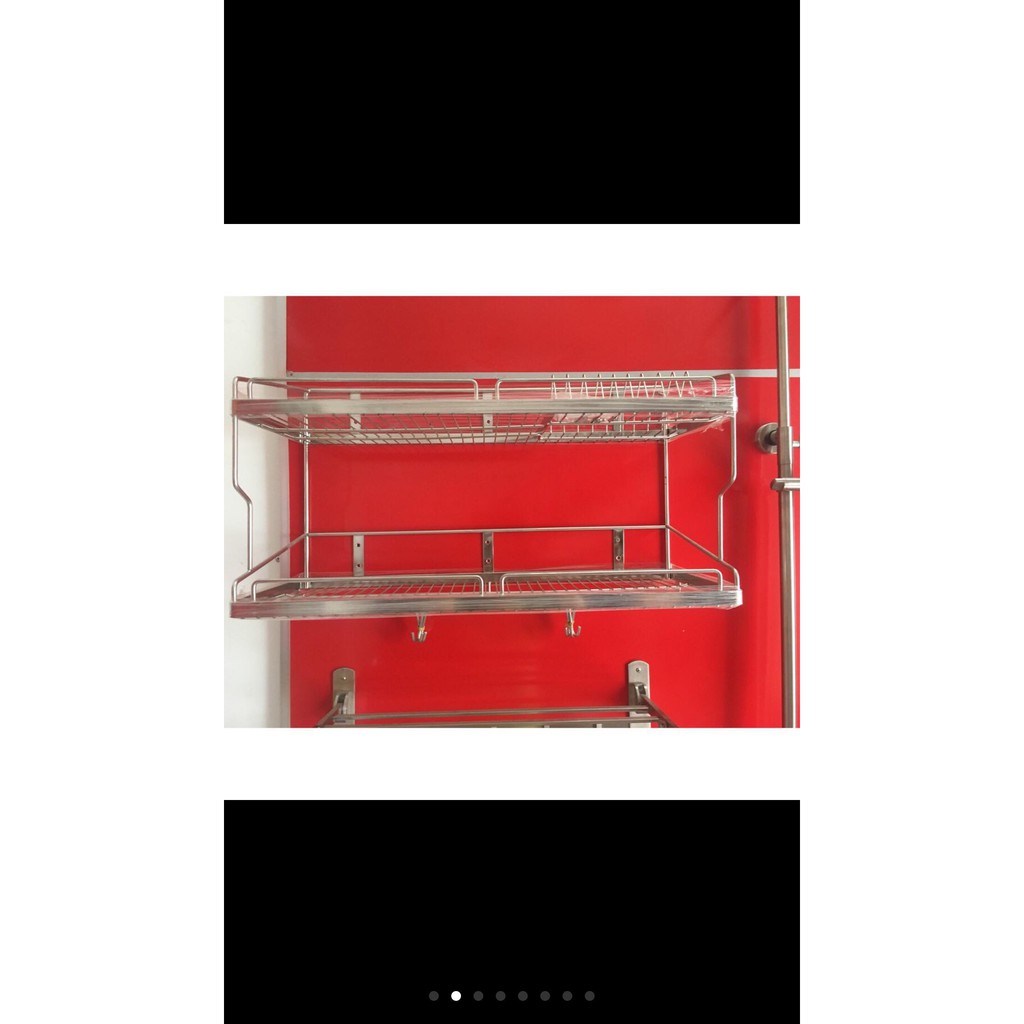 Kệ đựng chén bát treo tường inox 304 | Shopee Việt Nam