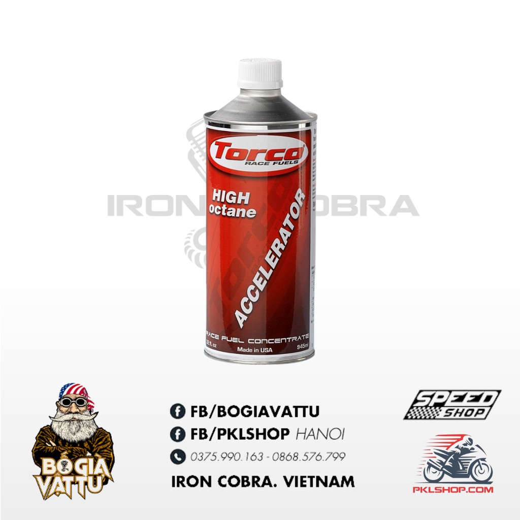 Phụ gia nhiên liệu xăng tăng Octane Torco Race Fuel Accelerator | Shopee Việt Nam