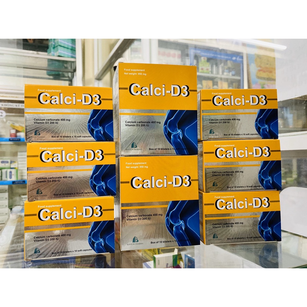 Calci-D3 viên uống bổ sung canxi và vitamin d3 ( hộp 100 viên )- Hàng mới | Shopee Việt Nam