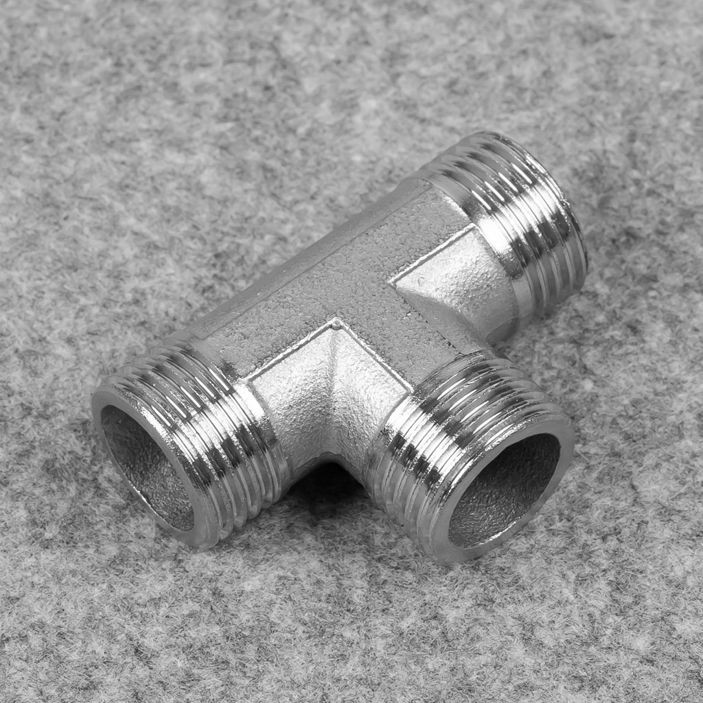 Tê ren trong ren ngoài inox 304, tê inox 3 đầu ren ngoài | Shopee Việt Nam