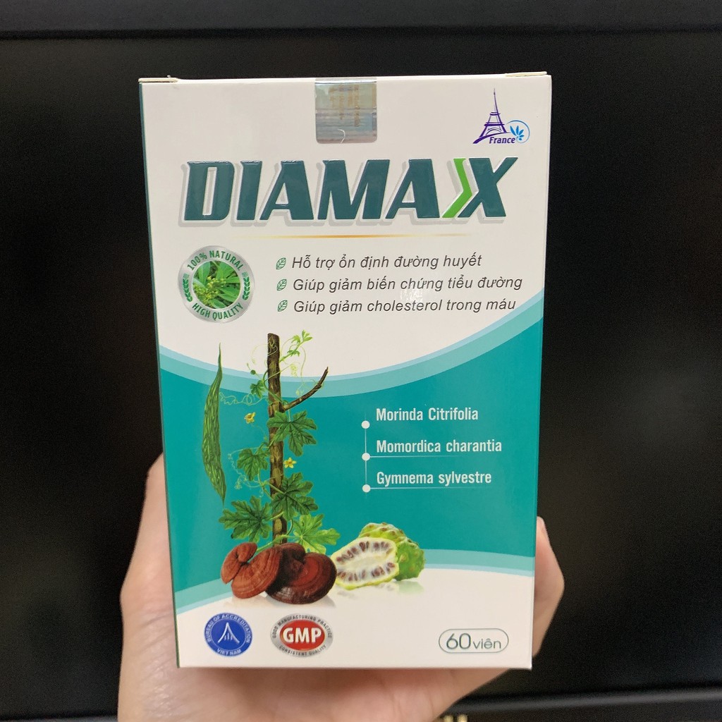 Tiểu đường Diamax- Hỗ trợ giảm biến chứng tiểu đường Hộp 60 viên | Shopee Việt Nam