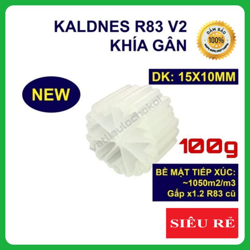Hạt lọc Kaldnes khía gân 12 cánh loại tốt Kanet cho hồ cá 100g | Shopee Việt Nam