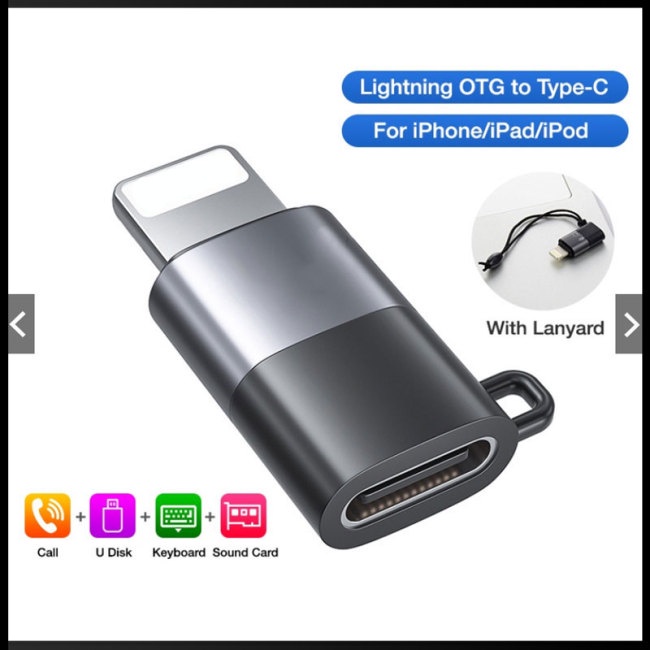 Cáp Sạc Đồng Bộ Dữ Liệu OTG Không Dây Tương Thích Với Ios Type-c ...