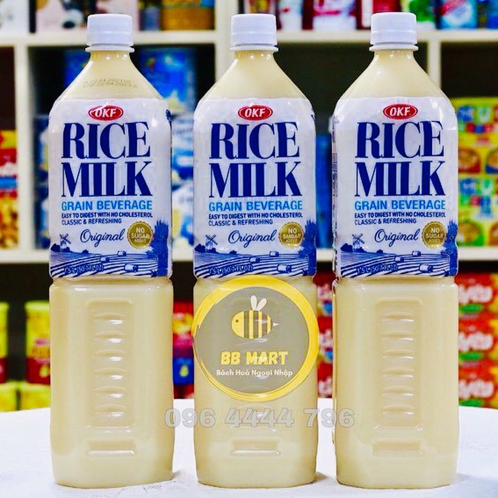 Sữa gạo Hàn Quốc Rice Milk OKF, Sữa Organic không đường ngọt vị gạo ( 1 ...